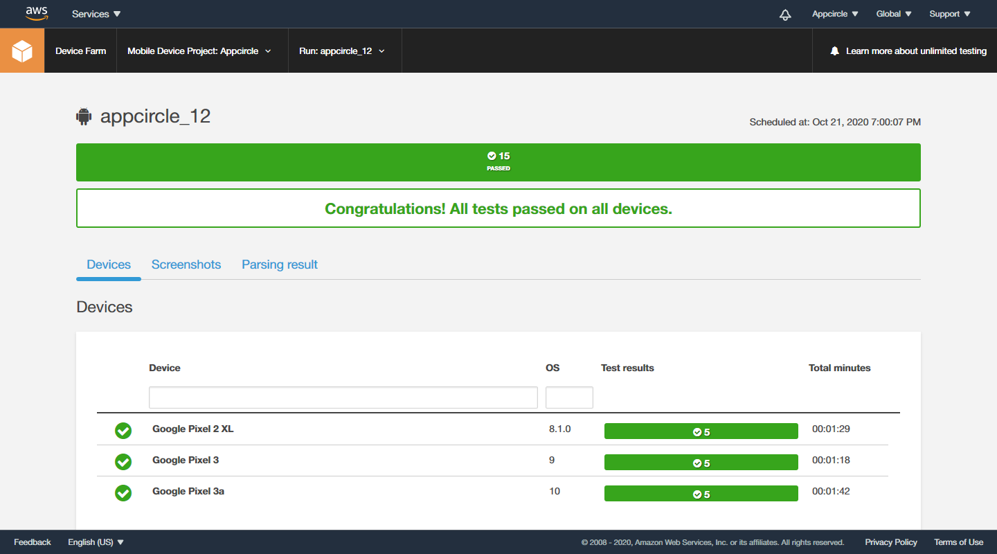 Using AWS Device Farm for iOS and Android Continuous Testing ...